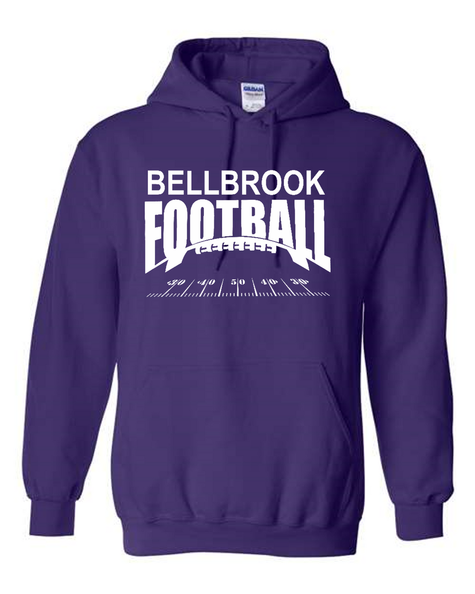 BMS Football Spiritwear Purple Hoodie for Players & Parents – Special T Marketing